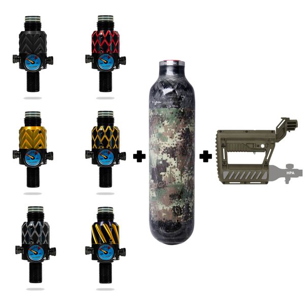 PWR Stock earth, 4500psi, HK AL Elite Pro Reg, PE E.LITE HDE, 15ci ...