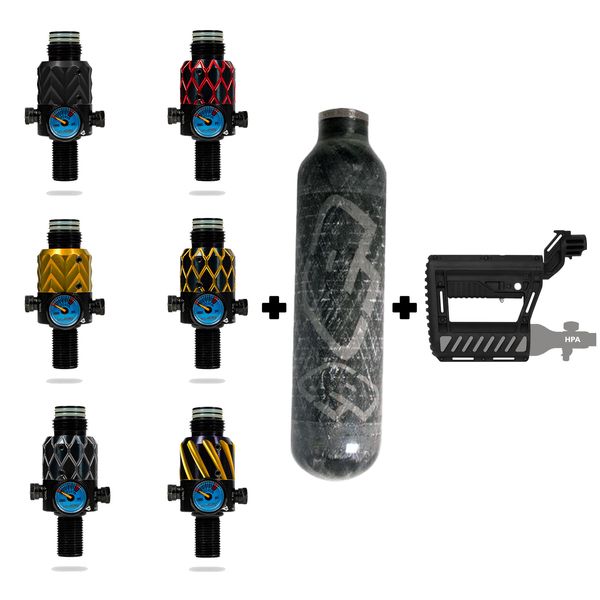 PWR Stock black, 4500psi, HK AL Elite Pro Reg, PE E.LITE black, 15ci ...